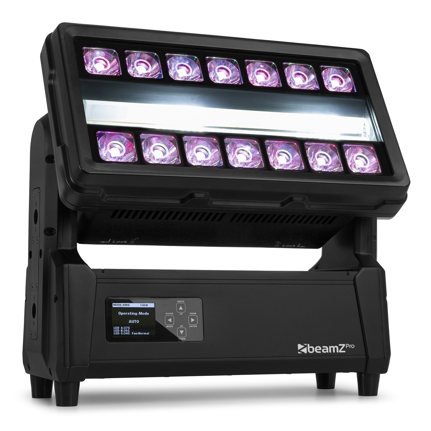 BeamZ NUKE1 Motorized LED Strobe & Beam Waterproof Wash Light | Venue ...